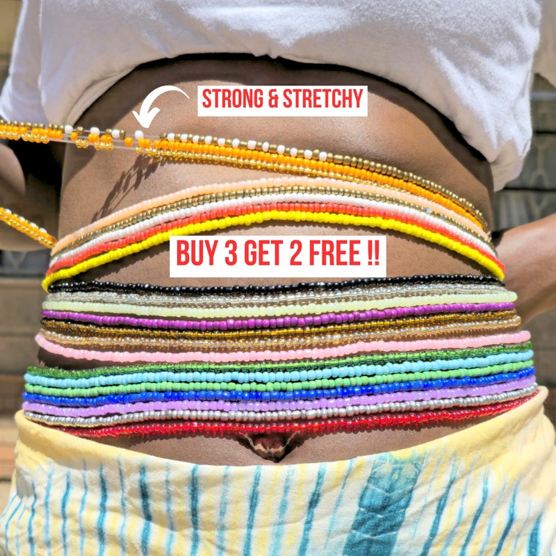 African Waist Beads - Etsy