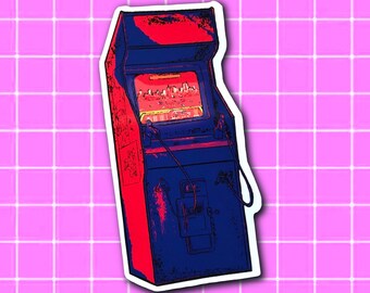 Arcade Vinyl Decal | Etsy