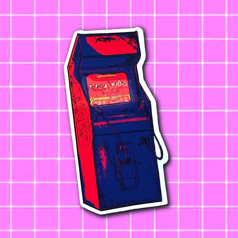 RETRO STICKER BUNDLE 90s Gaming Theme Vinyl Sticker Pack Laptop Decal ...