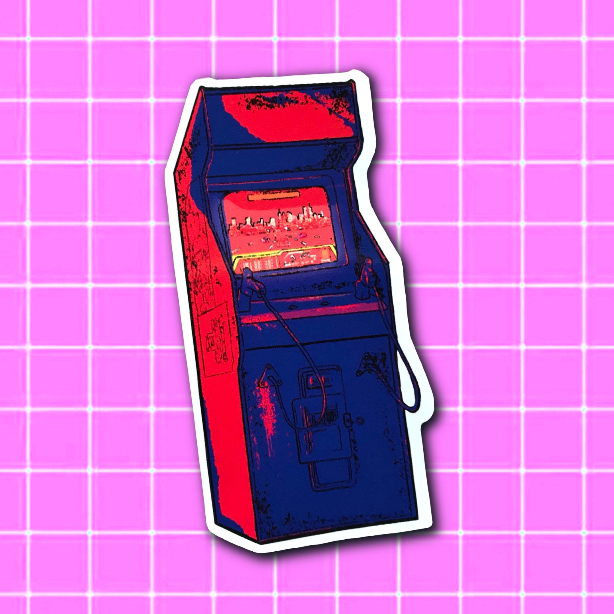 RETRO STICKER BUNDLE 90s Gaming Theme Vinyl Sticker Pack Laptop Decal ...