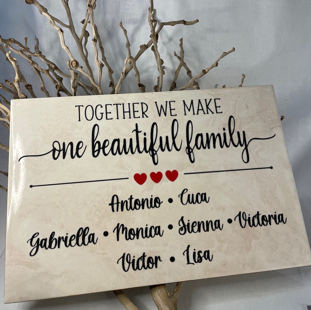Family Plaque, Custom Plaque, Personalized Gifts, Heirloom Gifts - Etsy