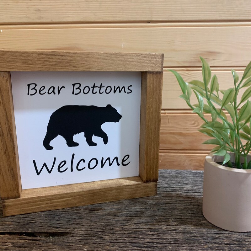 Bear Bottoms Welcome - Etsy