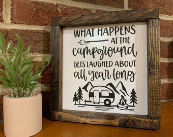 Vintage Camper Camper Sign Hand Painted Wood Sign - Etsy