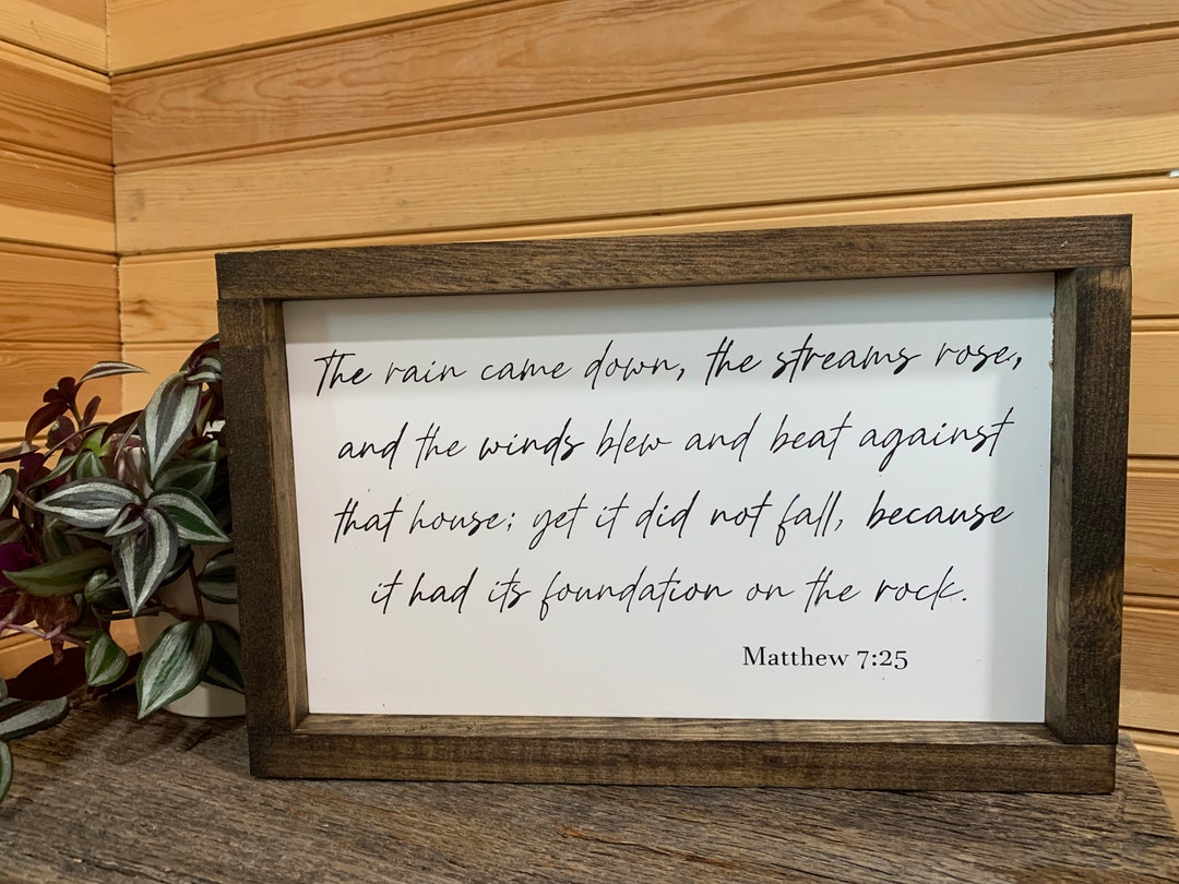 Bible Verse Wood Sign - Etsy