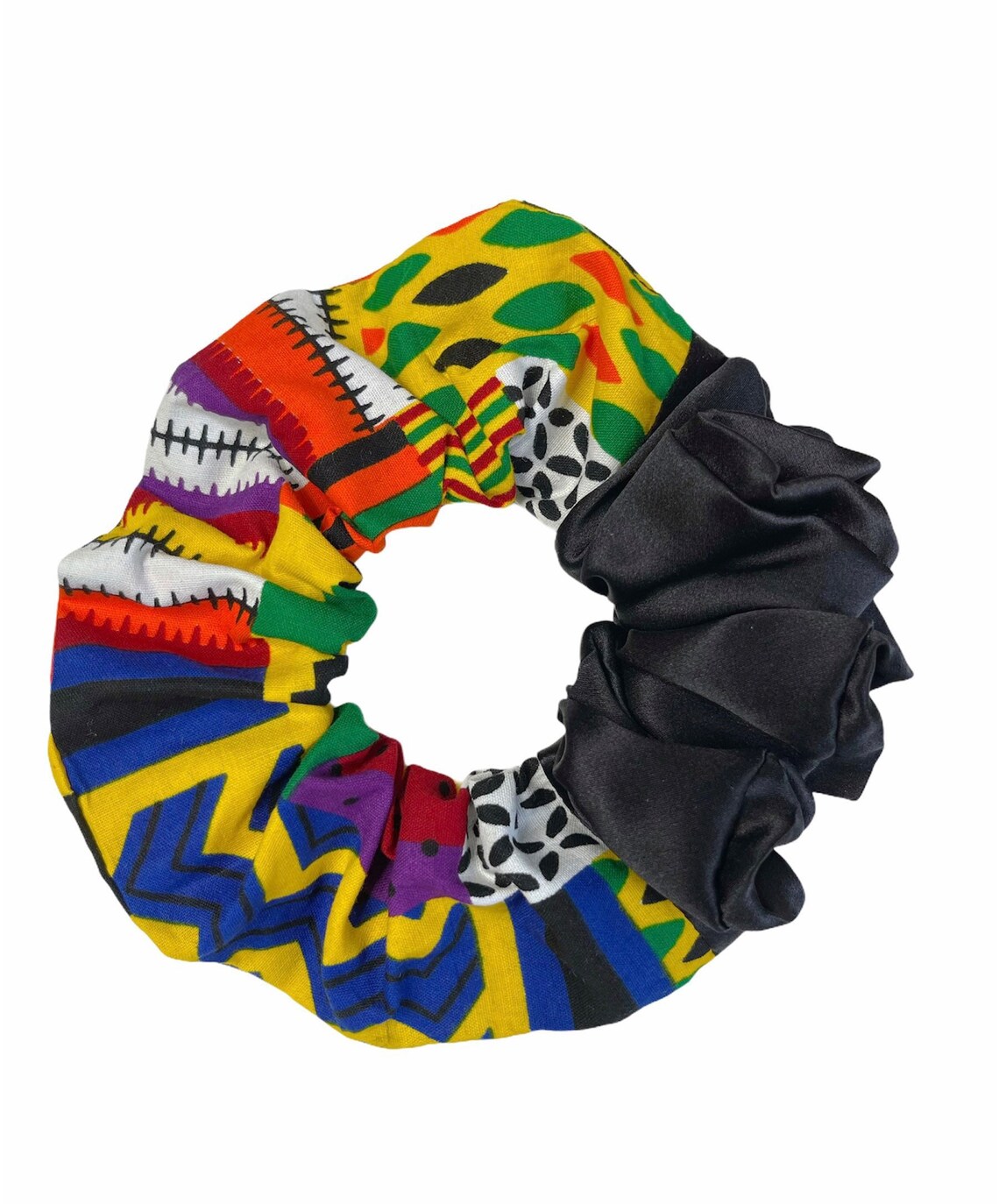 Silk Hair Scrunchies African Ankara Print Hair Scrunchie - Etsy