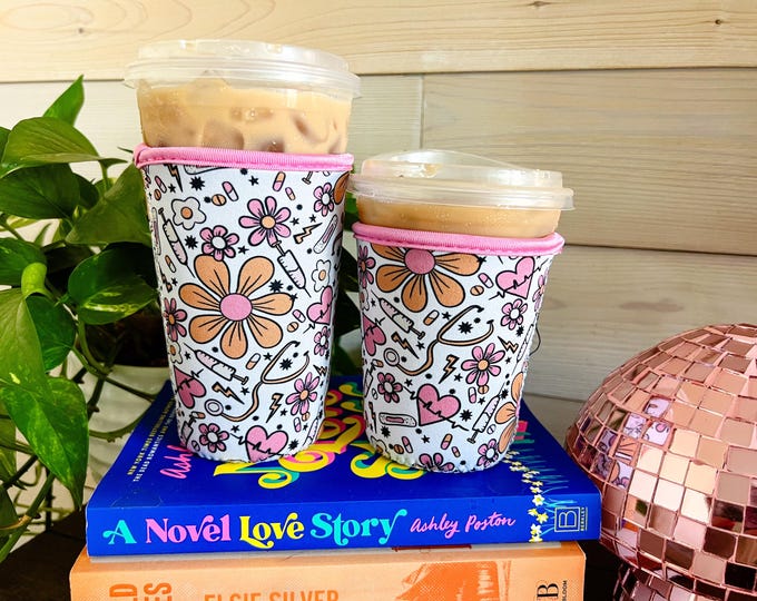 Shell Yeah Coffee Sleeve | Insulated Iced Beverage Holder - Etsy