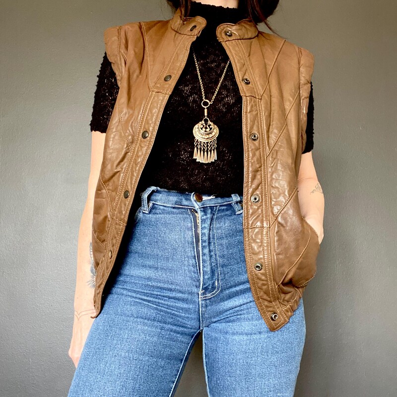 80s Vest - Etsy