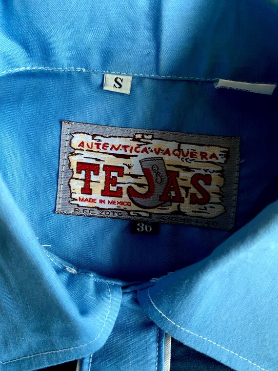 1970s style Tejas embroidered western shirt // Size S… - Gem