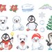 Arctic Animals Clipart, Penguin, Seal, Polar Bear, Baby Animals Clipart ...