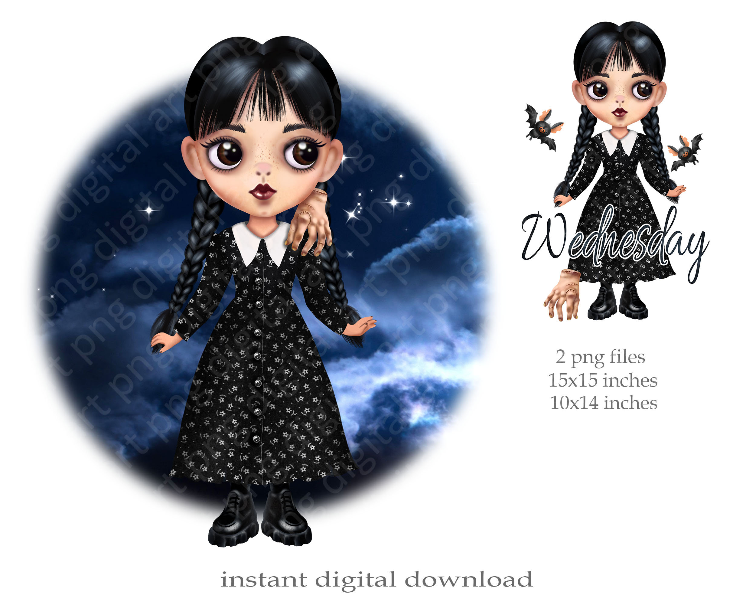 Wednesday Addams Png Addams Family Png Jenna Ortega Png - Etsy Israel