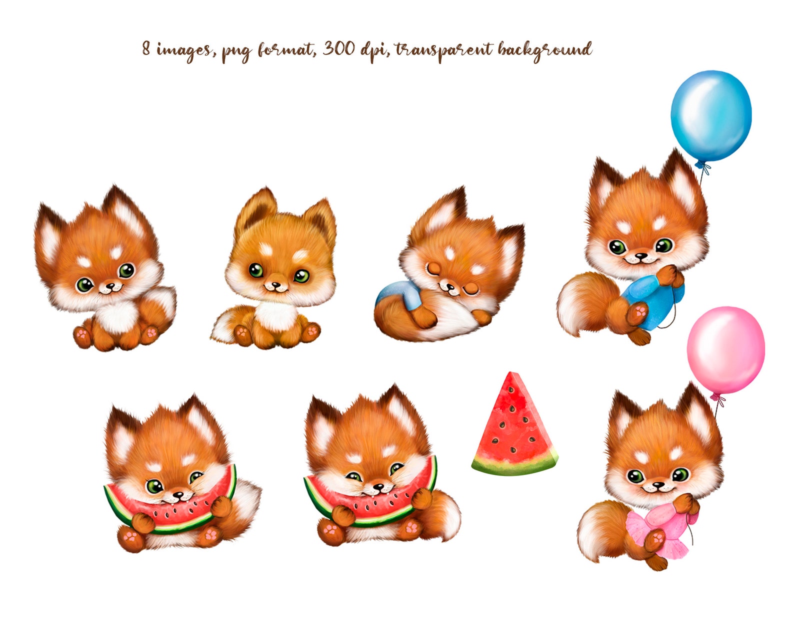 Cute Little Fox Clipart Baby Fox Clipart Foxes Clipart - Etsy