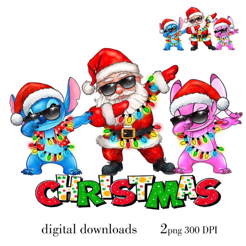 Dubbing Stitch and Angel– Perfect for Sublimation Designs, T-shirt ...