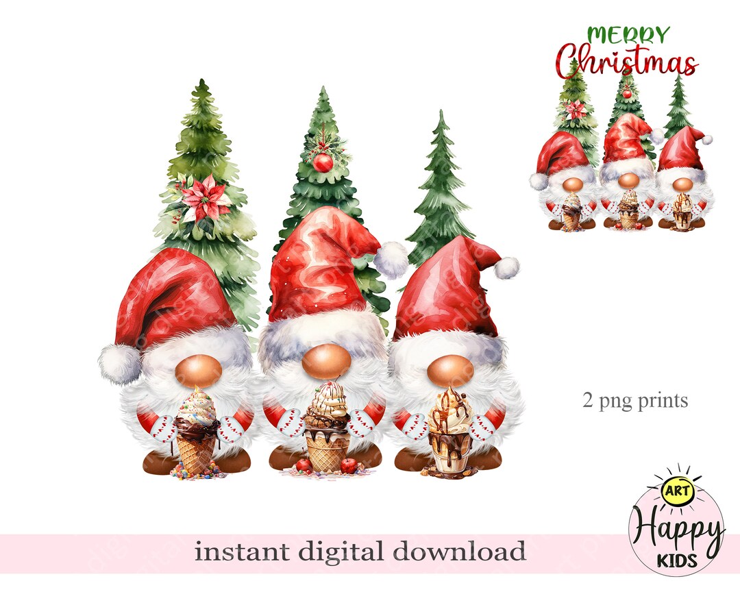 Christmas Gnome Png, Christmas Gnomes Png, Family Gnomes Png, Gnomes ...