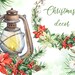 Merry Christmas Watercolor Clipart Christmas Decor PNG - Etsy