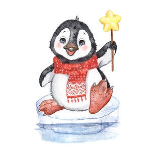 Arctic Animals Clipart, Penguin, Seal, Polar Bear, Baby Animals Clipart ...
