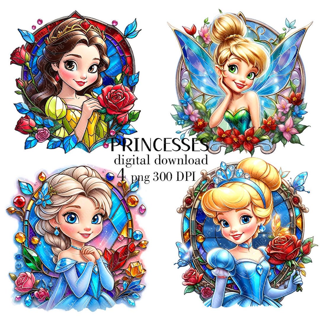 Cute Princess Pictures PNG, Elsa, Belle, Tinkerbell, Princess ...
