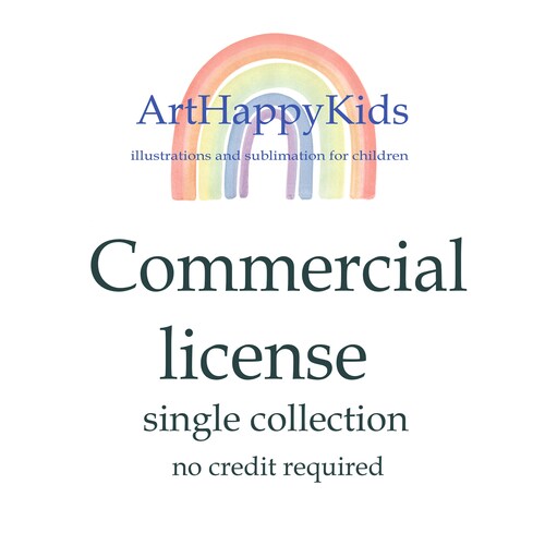 Commercial License for SVG Files Clipart Commercial Use No - Etsy
