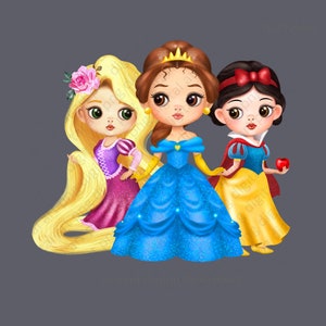 Princess PNG Clipart, Print Cinderella Aurora Ariel Jasmine Belle Snow ...
