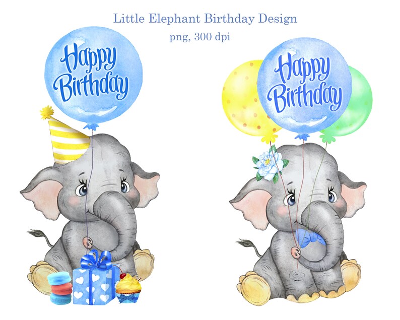 Elephant Boy Png Sublimation Design Boy Birthday Elephant - Etsy