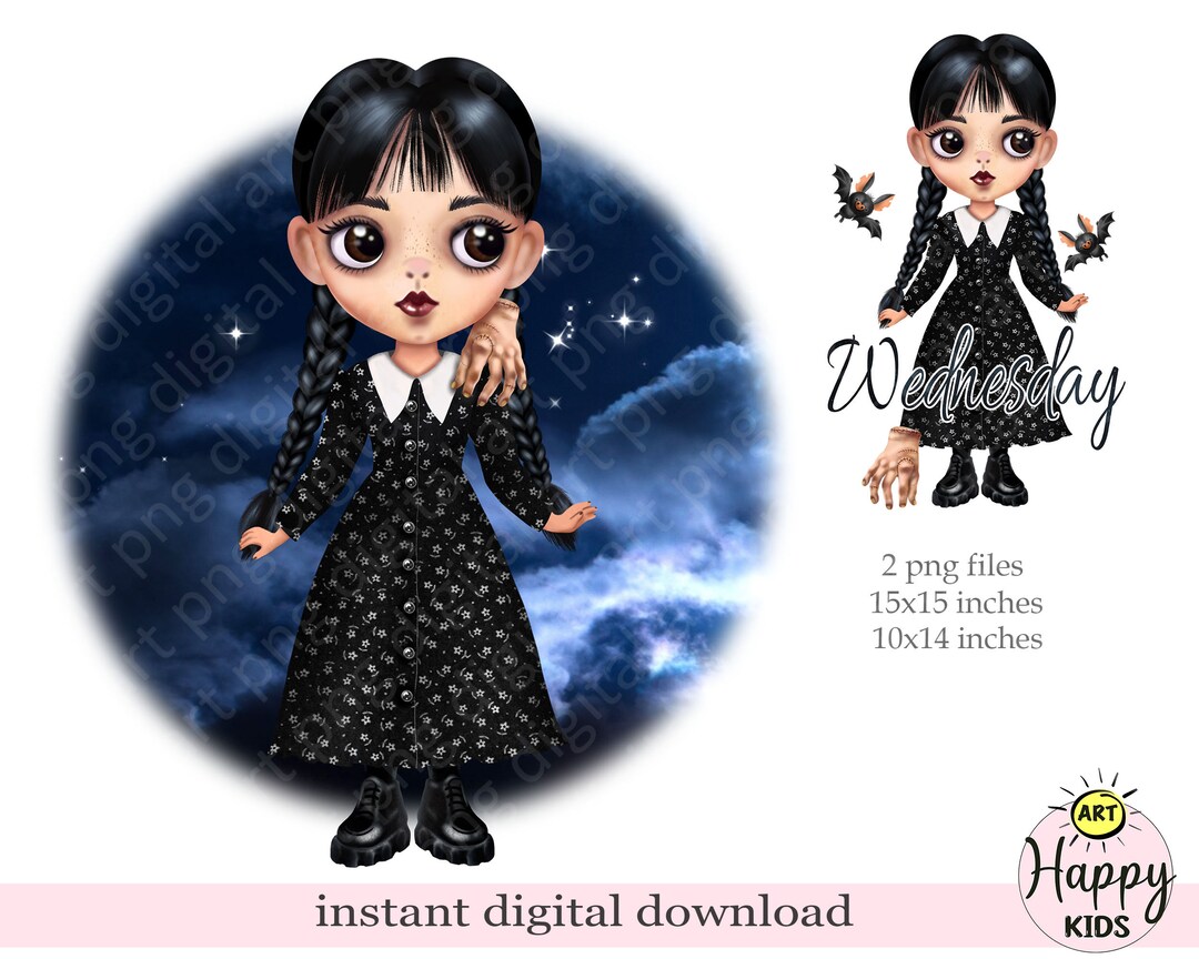 Wednesday Addams Png Addams Family Png Jenna Ortega Png - Etsy