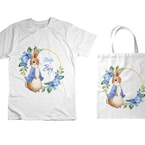Peter Rabbit PNG, Rabbit Sublimation Design, Baby Boy Png Print, Baby ...