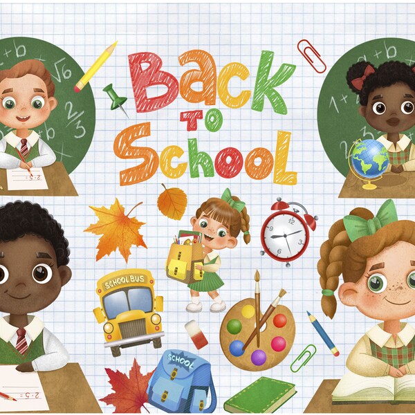 School Clipart - Etsy