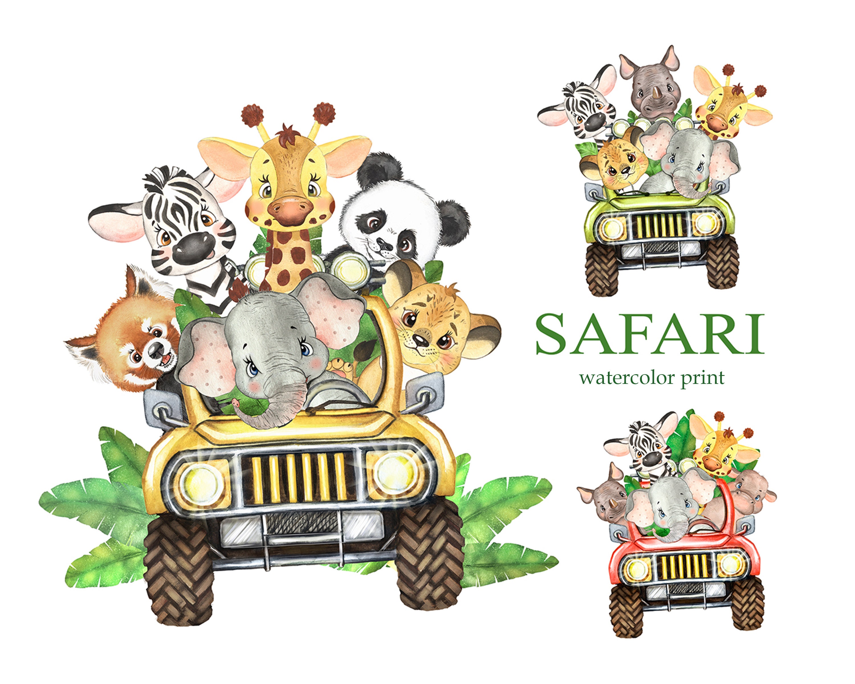Safari Truck Clip Art