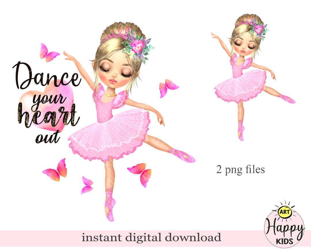 Ballerina PNG, Ballerina Sublimation Design, Ballet PNG, Ballerina ...