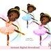 African American Ballerina Clipart. Ballet Clipart. Ballerina ...