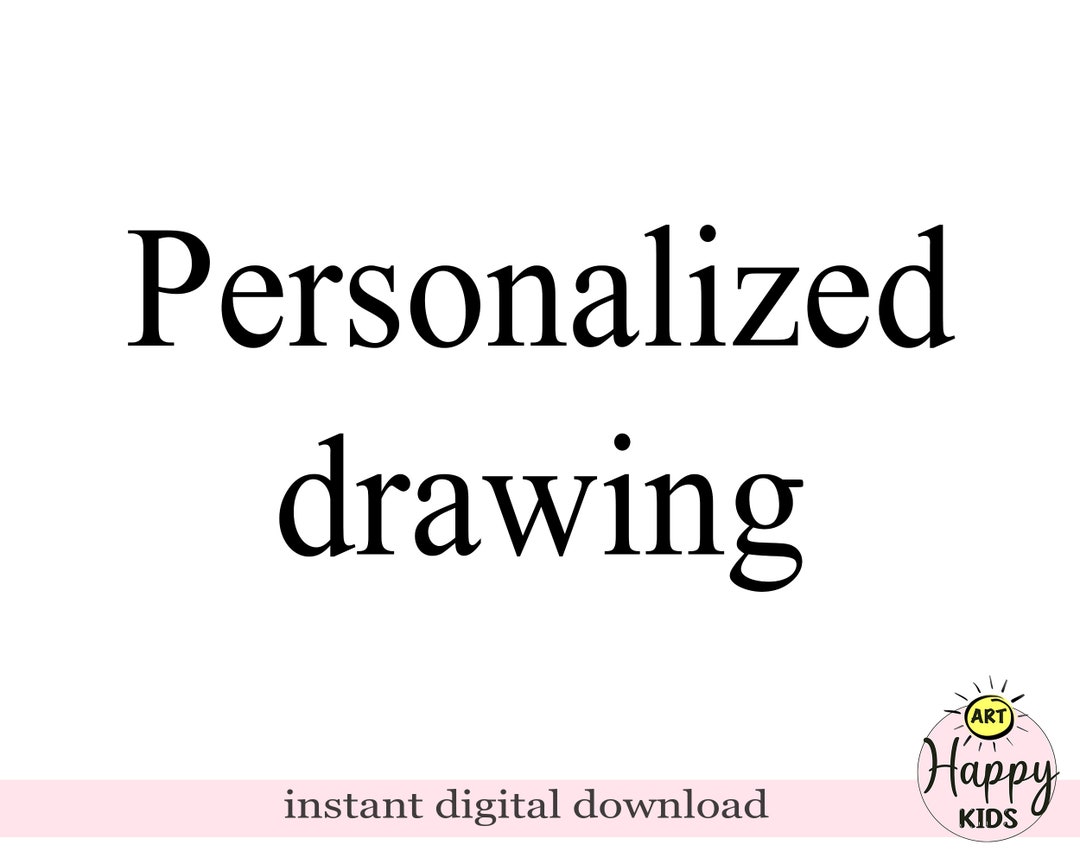 Personalized Drawing, Custom Drawing - Etsy