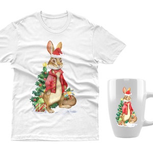 Peter Rabbit Christmas PNG, Peter Rabbit Sublimation Design, Christmas ...