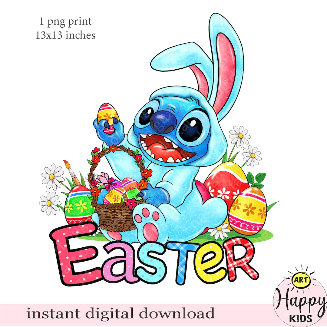 Easter Stitch Design, Easter Egg PNG, My First Easter PNG, Sublimation ...