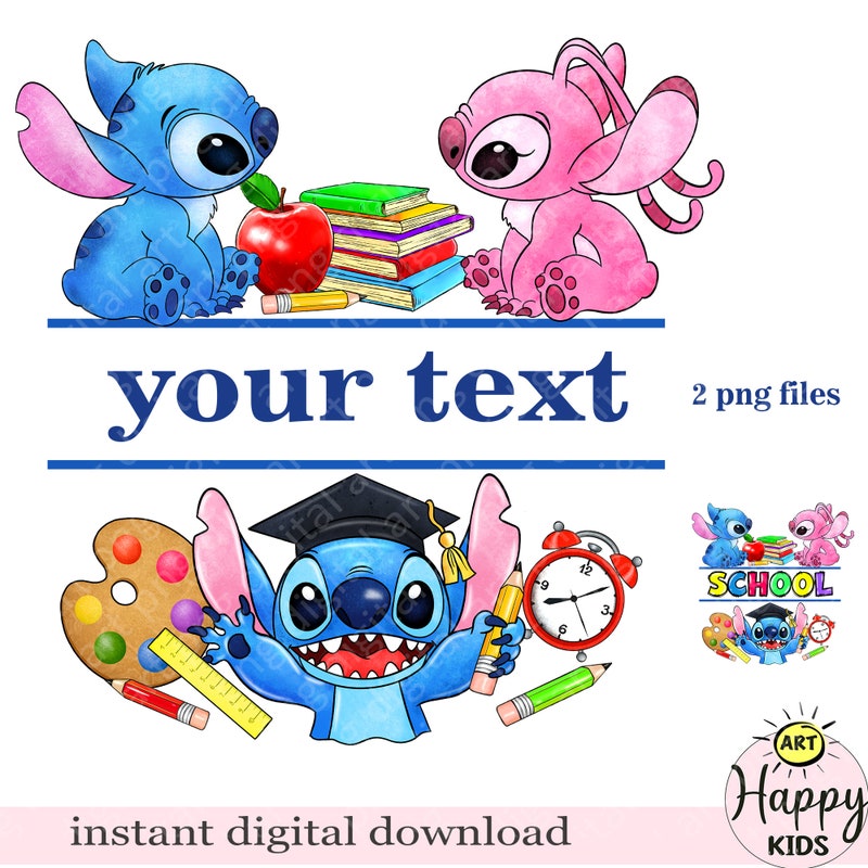 Lilo and Stitch School Supplies - Etsy