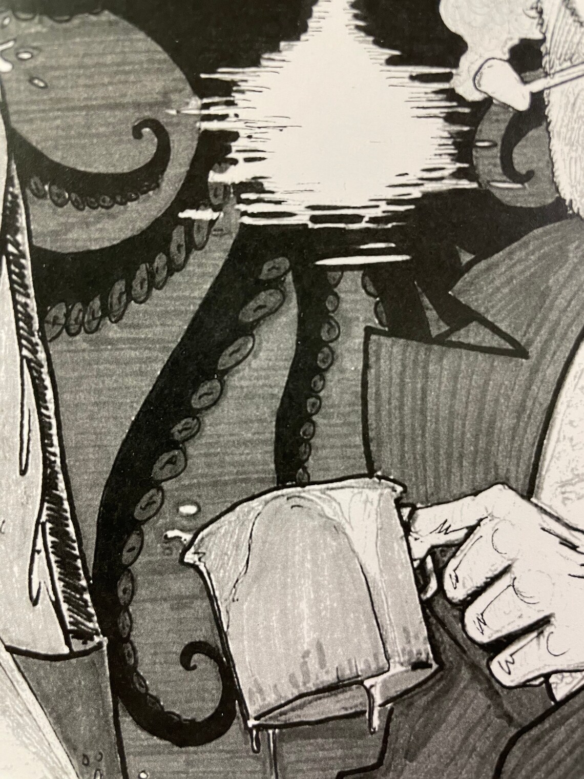 Hand-drawn "the Lighthouse" Fan Portrait - Etsy