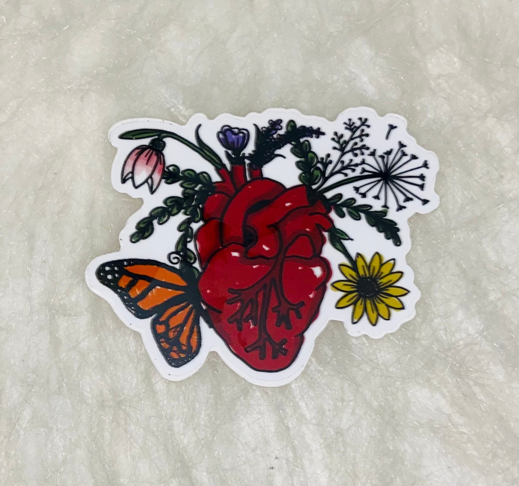 Show Me Your Heart Weatherproof Sticker - Etsy