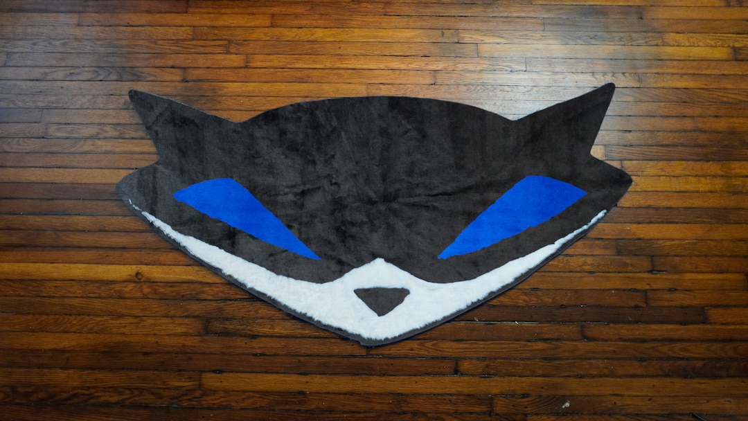 Sly Cooper Black Calling Card Area Rug Video Game Rug Nerd - Etsy Australia