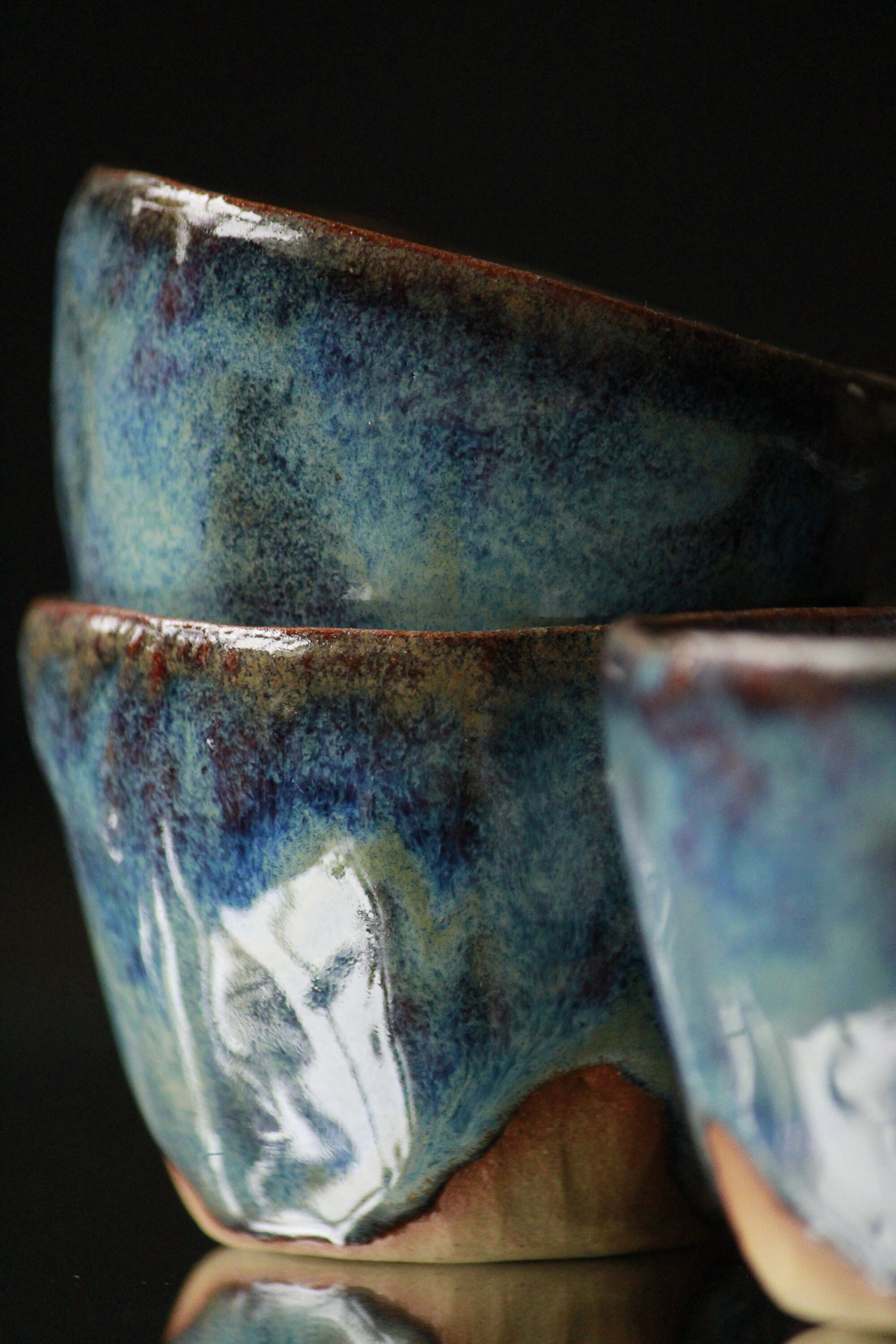 Vāri Collection | Set of 3 Cups | Handcrafted Ceramic Cup Set | Rustic ...