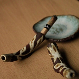 Handmade One Hitter Pipe Cigarette Holder Ceramic Smoking Accessories ...