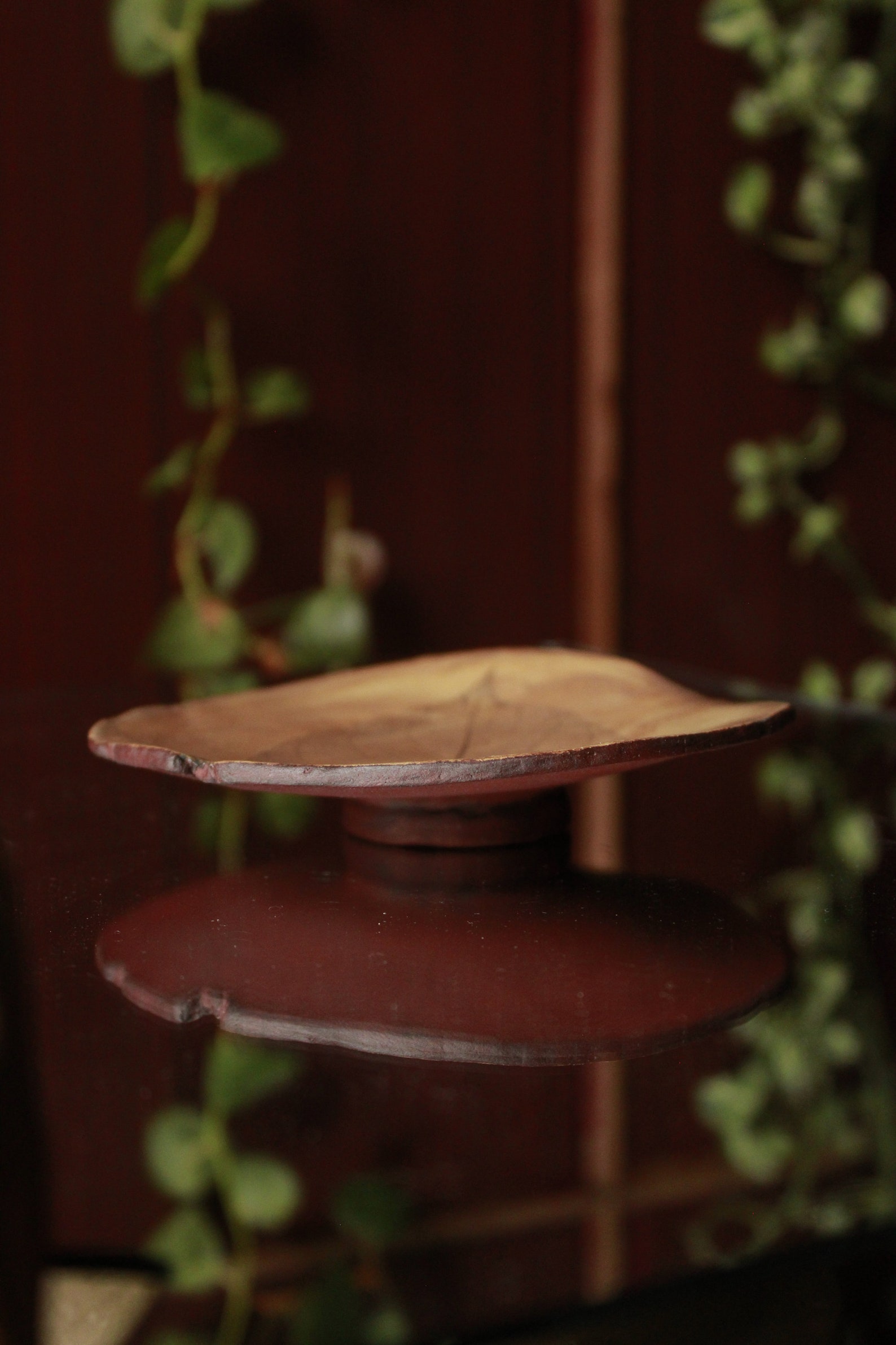 Ceramic Leaf Plates Handmade Rolling Tray Small Dishes for - Etsy