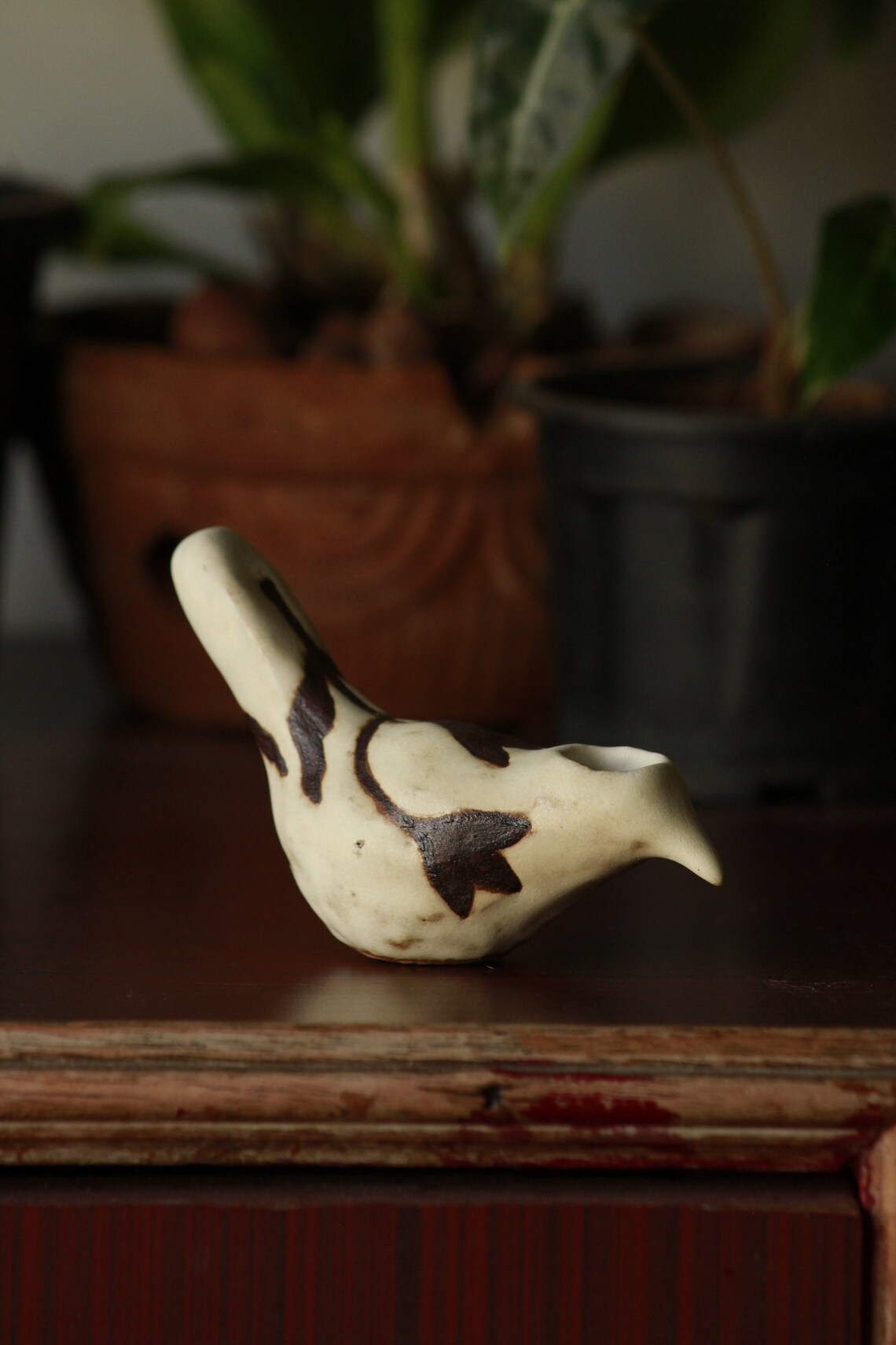 Bird Pipe Handcrafted Ceramic Clay Bird Figurine Tobacco Smoking Pipe ...