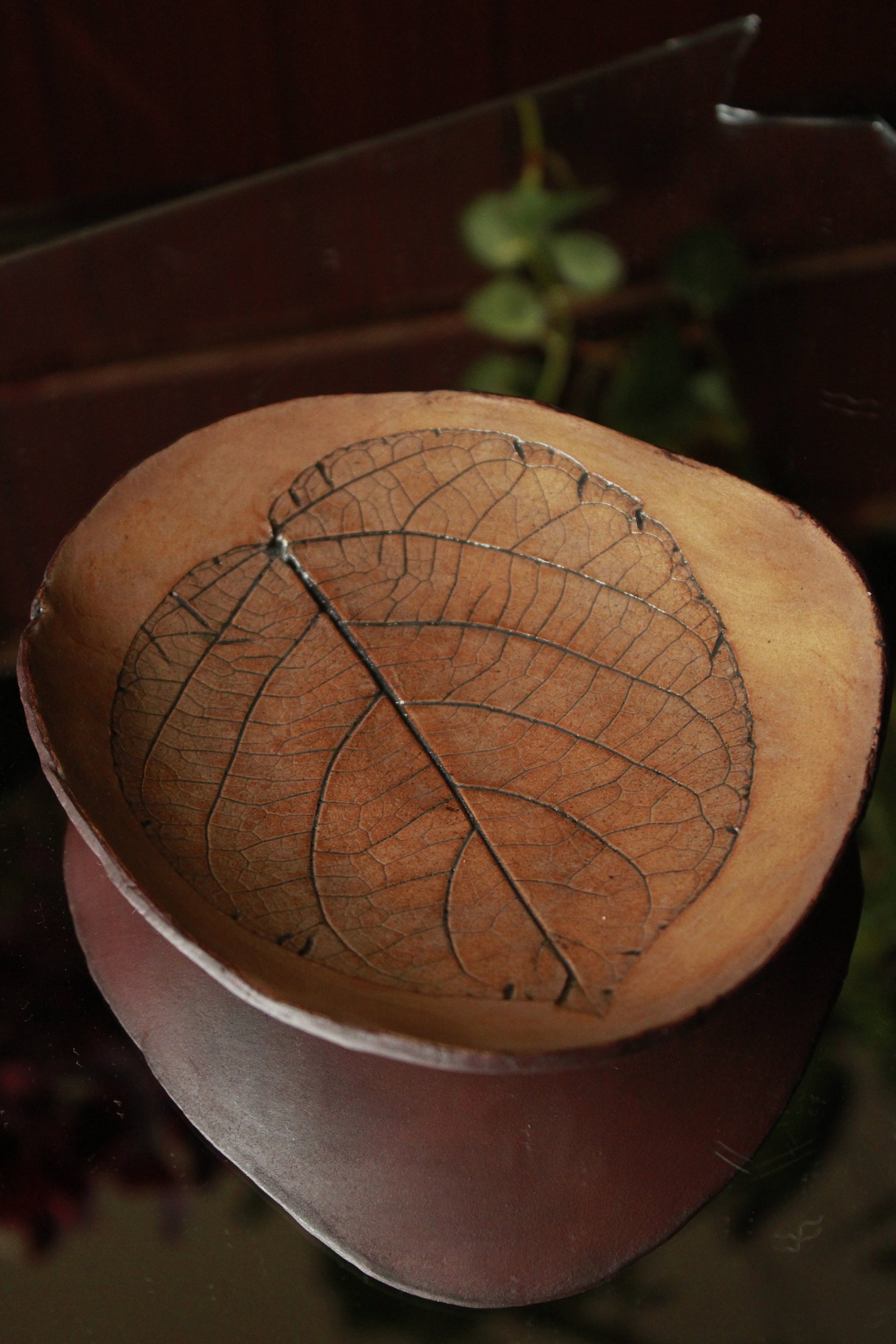 Ceramic Leaf Plates Handmade Rolling Tray Small Dishes for - Etsy