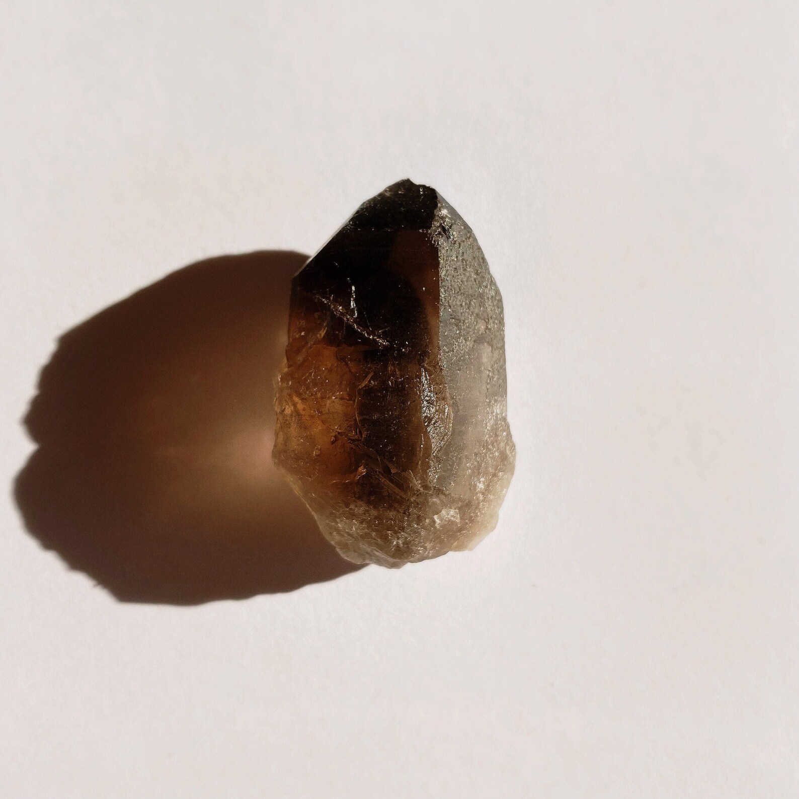 Smokey Quartz Crystal Point Rough Amber Gold Brown Black - Etsy