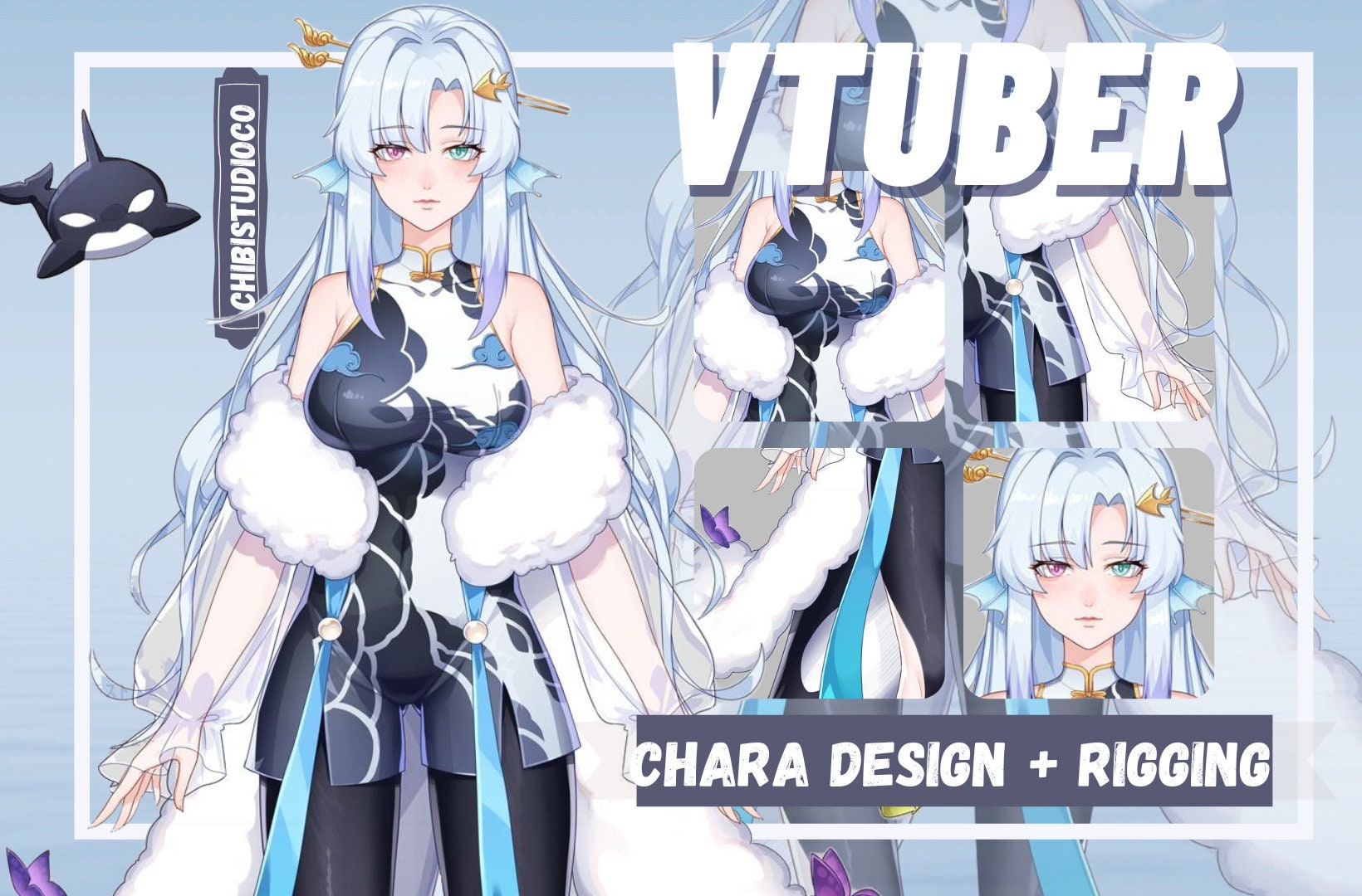 Custom LIVE2D Vtuber Model / Vtuber Commission / Vtuber Design - Etsy