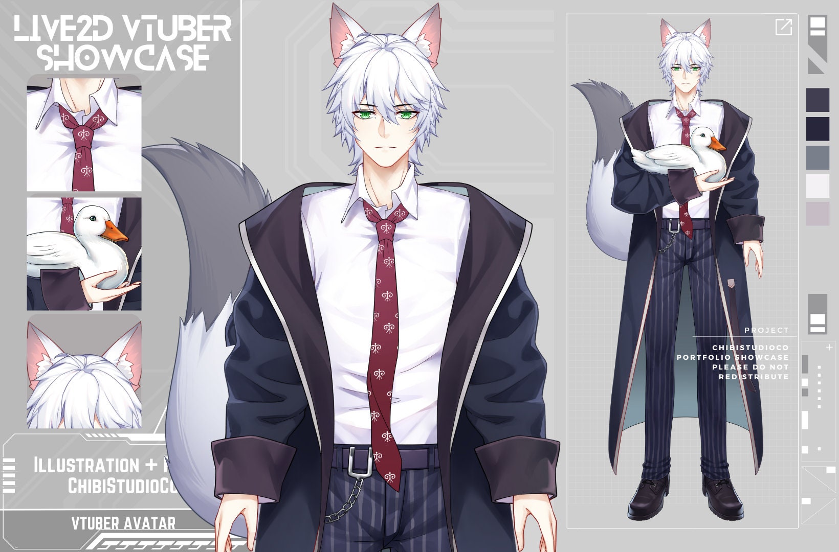 Custom LIVE2D Vtuber Model / Vtuber Commission / Vtuber Design - Etsy ...