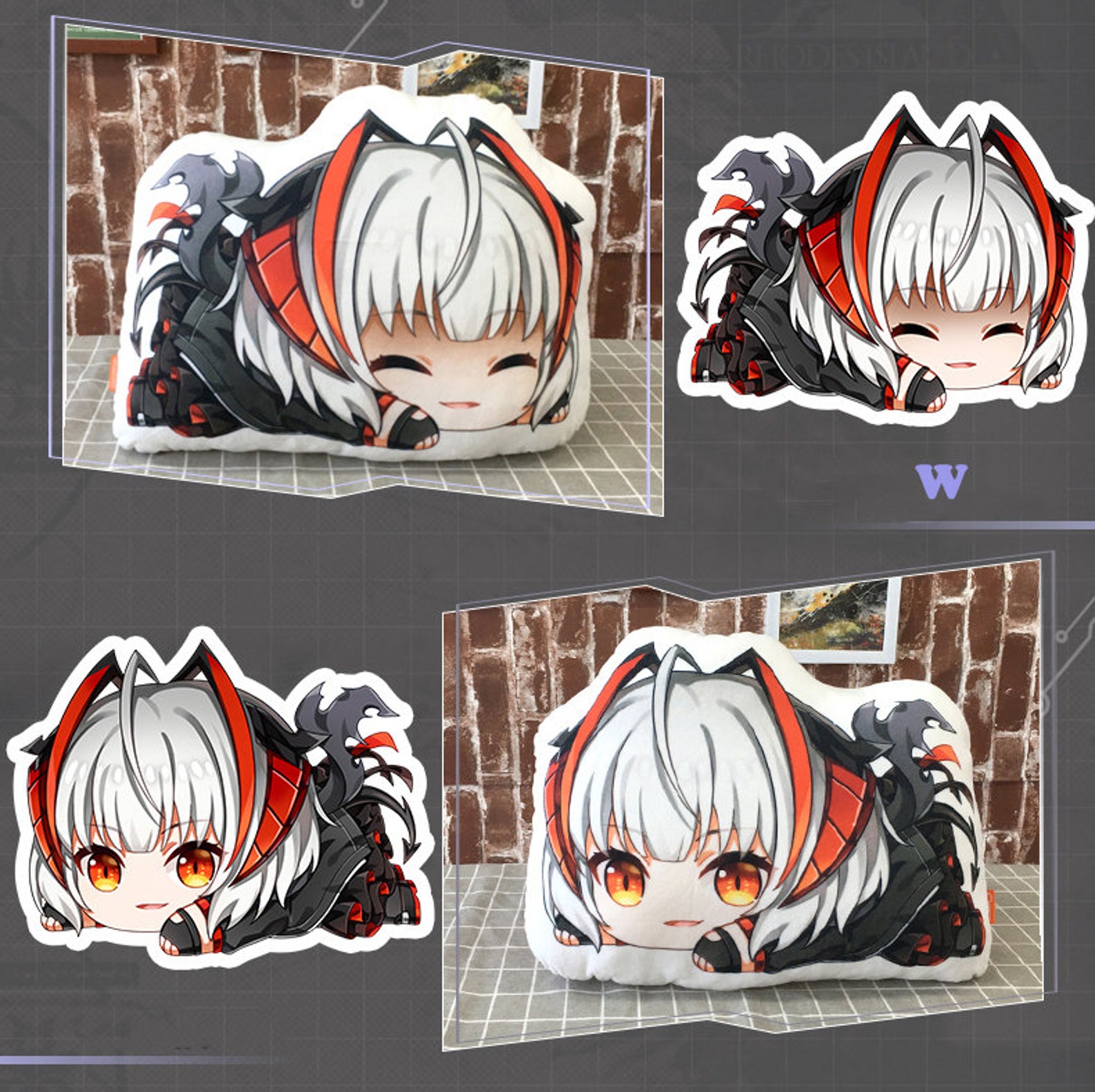 Arknights Plush Cushion Double Sided Plushie Soft Toy | Etsy