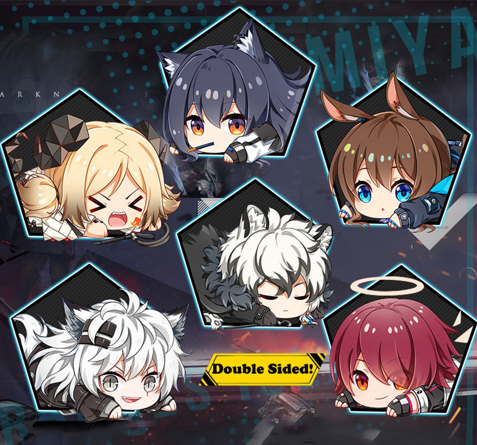 Arknights Plush Cushion Double Sided Plushie Soft Toy | Etsy