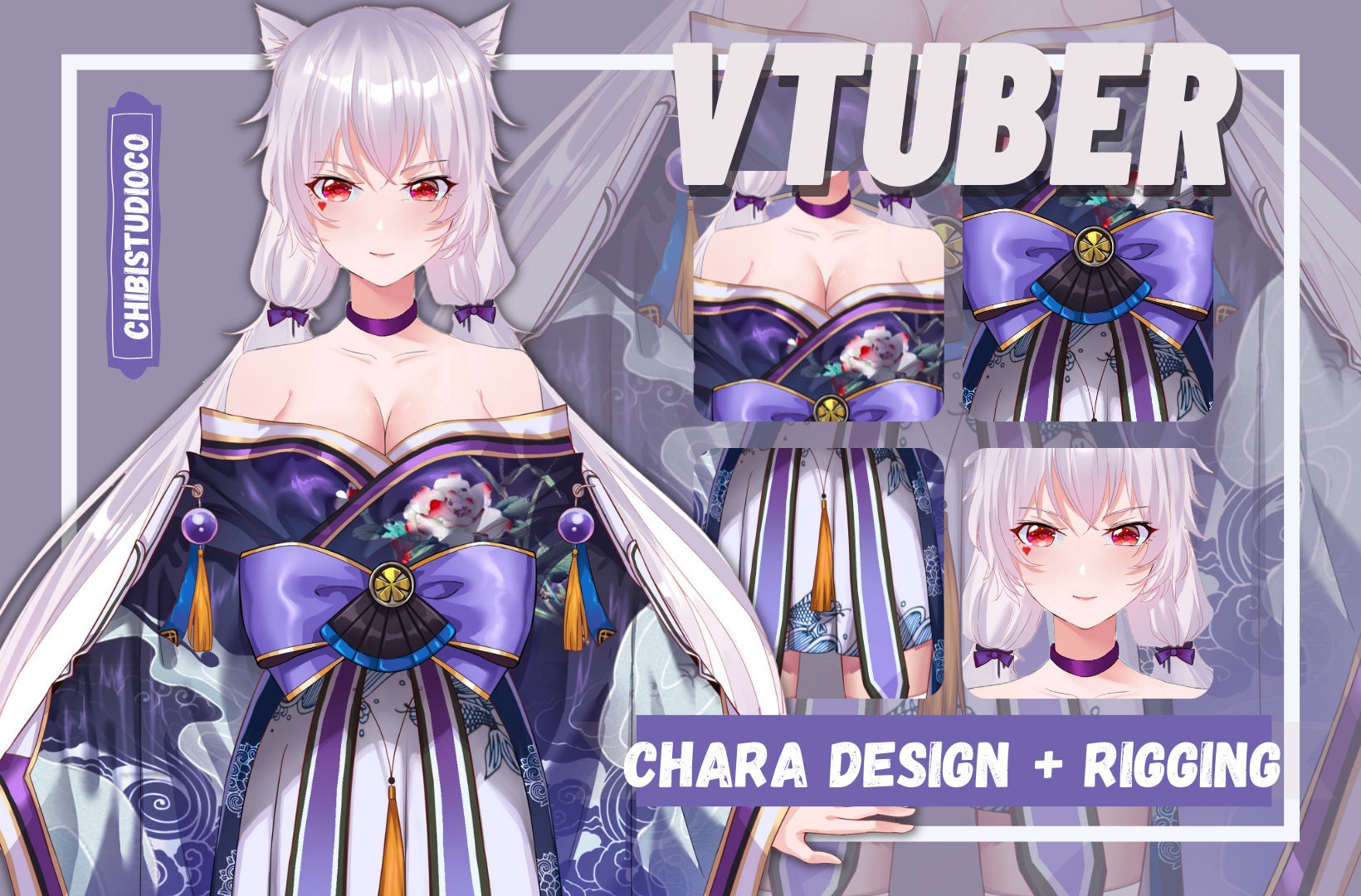 Custom LIVE2D Vtuber Model / Vtuber Commission / Vtuber Design - Etsy Canada