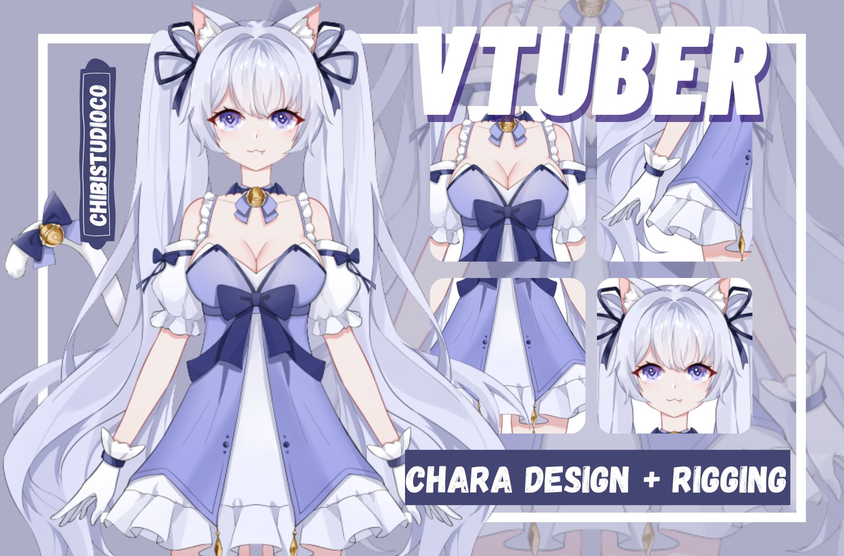 Custom LIVE2D Vtuber Model / Vtuber Commission / Vtuber Design - Etsy