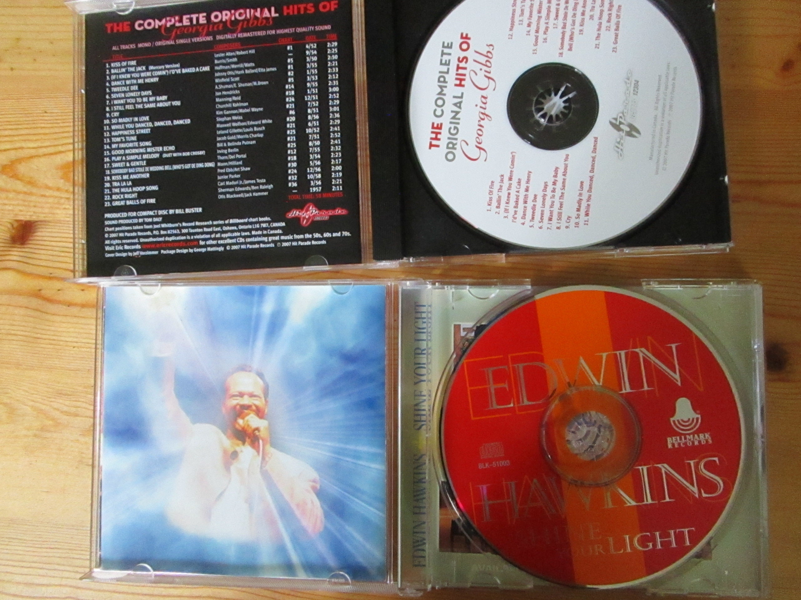 Two Gospel Cds by Edwin Hawkins and Georgia Gibbs - Etsy