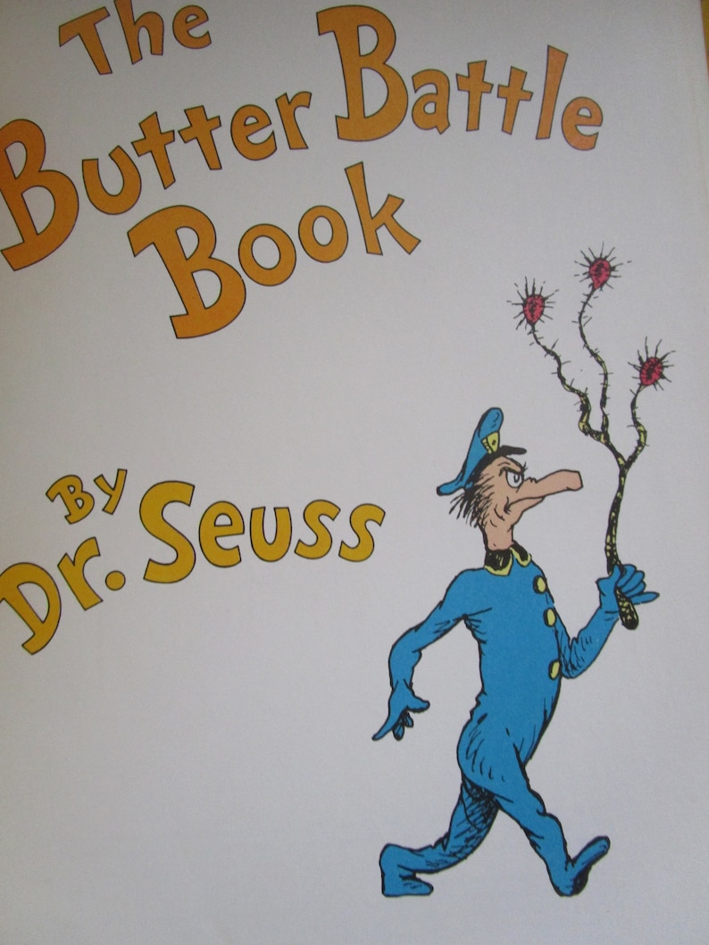 Two Dr. Seuss Children's Books-the Butter Battle Book and I Can Read ...
